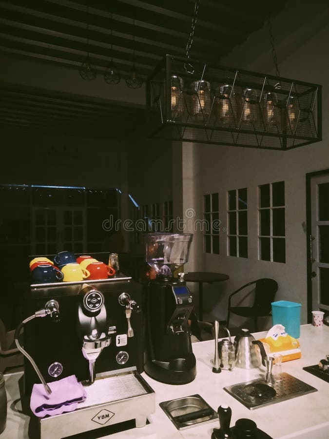 Make Your Coffee with New Machine Editorial Stock Photo - Image of ...