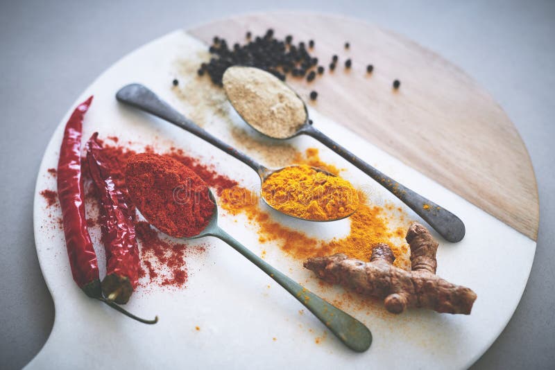 They Make Your Food Taste Real Good. an Assortment of Spices. Stock ...
