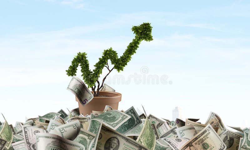 Make your income grow stock image. Image of market, abstract - 108203319