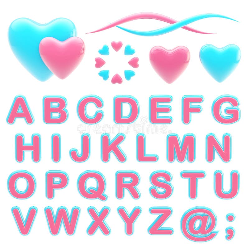 Make Your Logo Abc Alphabet Set with Emblems Stock Illustration ...