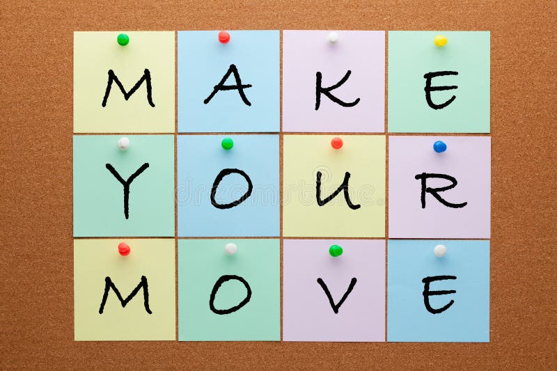Make Your Move stock image. Image of decision, competitive - 283080325