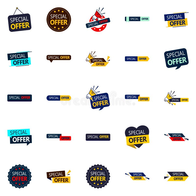 Make Your Next Promotion Stand Out with the Special Offer Vector Bundle ...