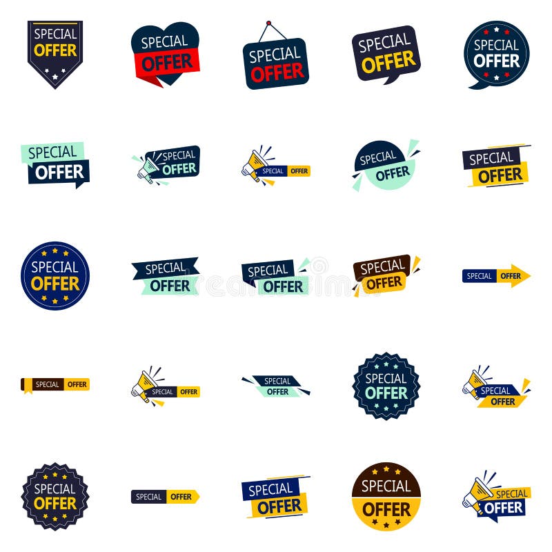 Make Your Next Promotion Stand Out with the Special Offer Vector Bundle ...