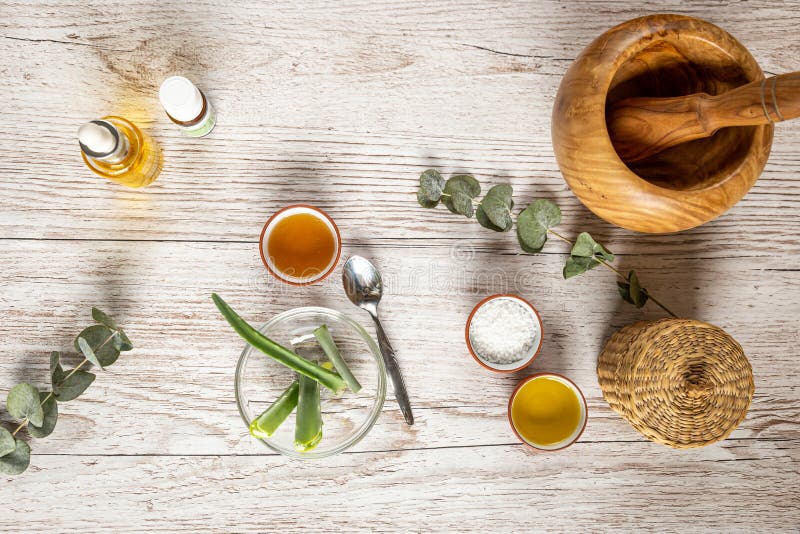 Make Your Own Natural Beauty Products Stock Image - Image of organic ...