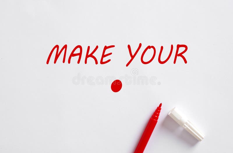Make Your Point Message. To Argue or Promote an Idea Stock Image ...