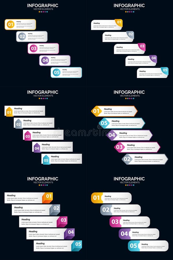 Make Your Presentation Stand Out with Vector Infographics Stock Vector ...