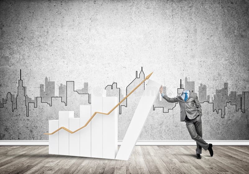 Make your sales grow stock illustration. Illustration of cooperate ...