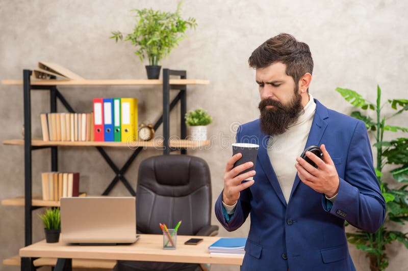 Disappointed Boss Ceo Scolding Young Office Worker, Intern. Stock Image ...