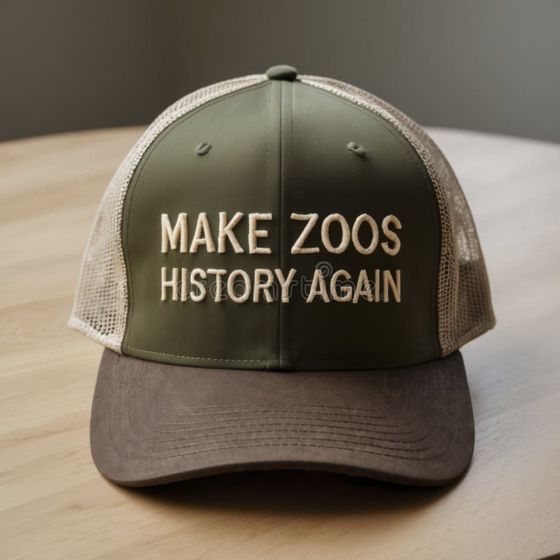 MAKE ZOOS HISTORY AGAIN stock illustration. Illustration of comment ...