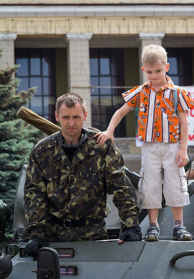 Makeevka Ukraine May 9 2012 Celebrating Anniversary Stock Photos - Free ...