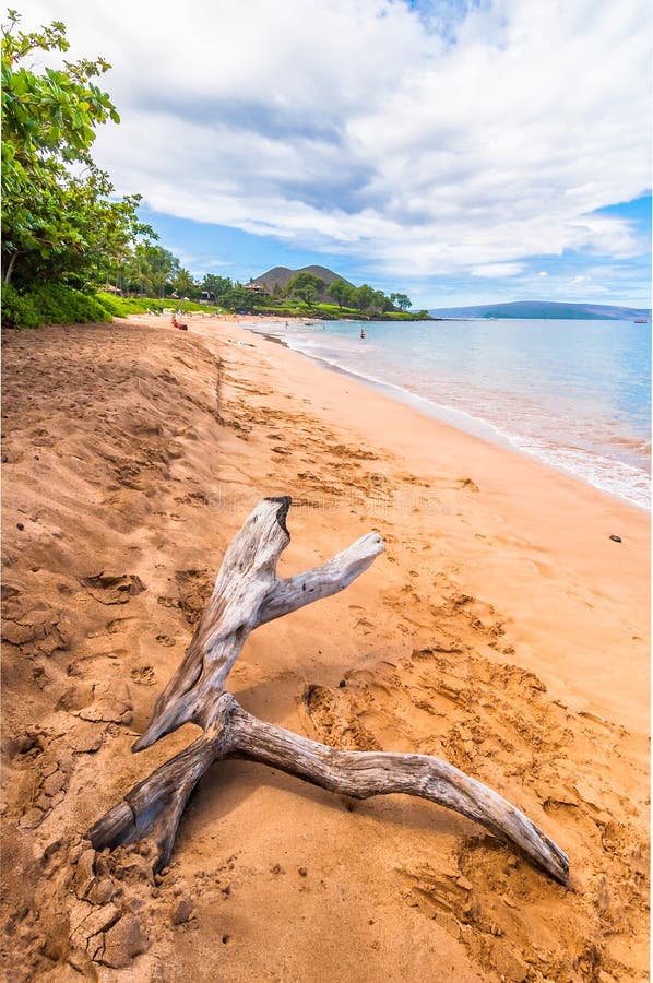 Makena Beach in Maui, Hawaii Stock Image - Image of foam, scenic: 37612189