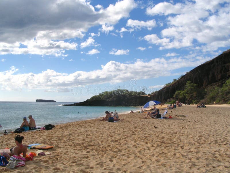 Makena Beach - Maui, Hawaii Stock Image - Image of paradise, tourism ...