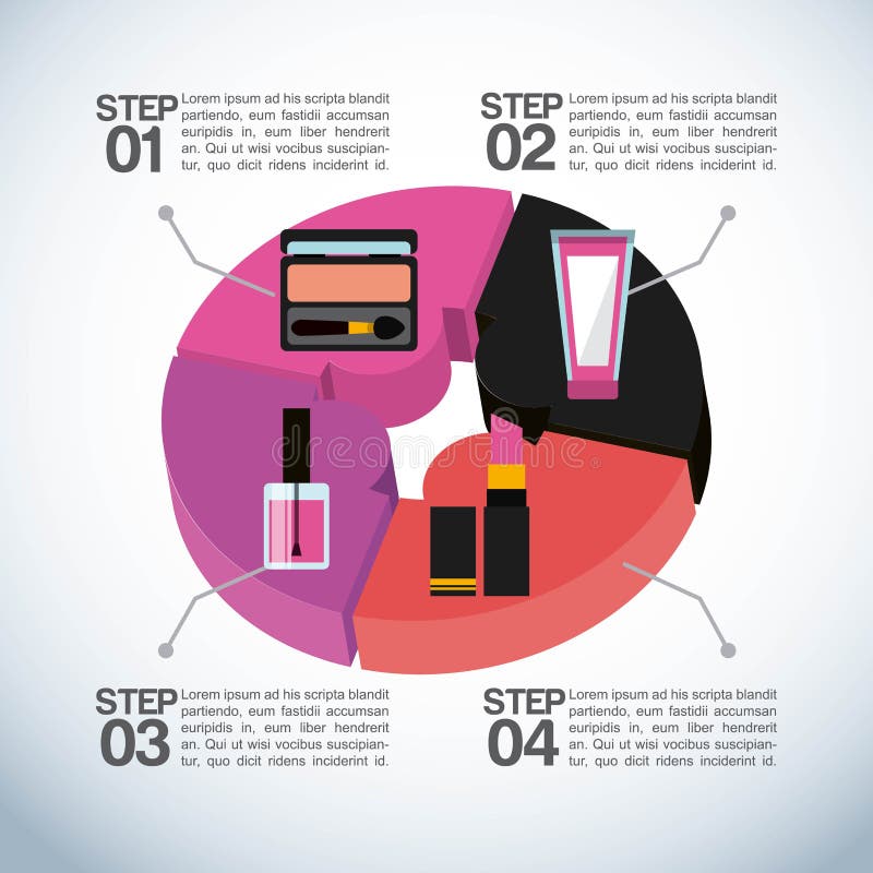 Makeover female design stock illustration. Illustration of numbers ...