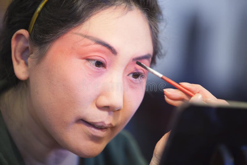 Makeup stock image. Image of mask, costume, ancient, opera - 12265677