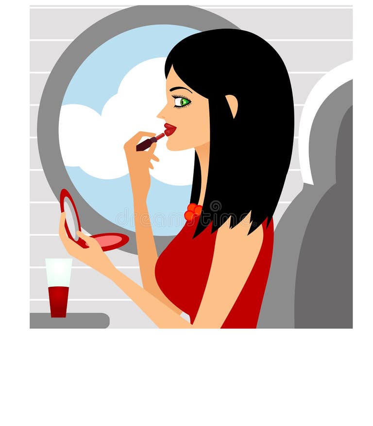 Cartoon Makeup Lady Stock Illustrations – 12,752 Cartoon Makeup Lady ...