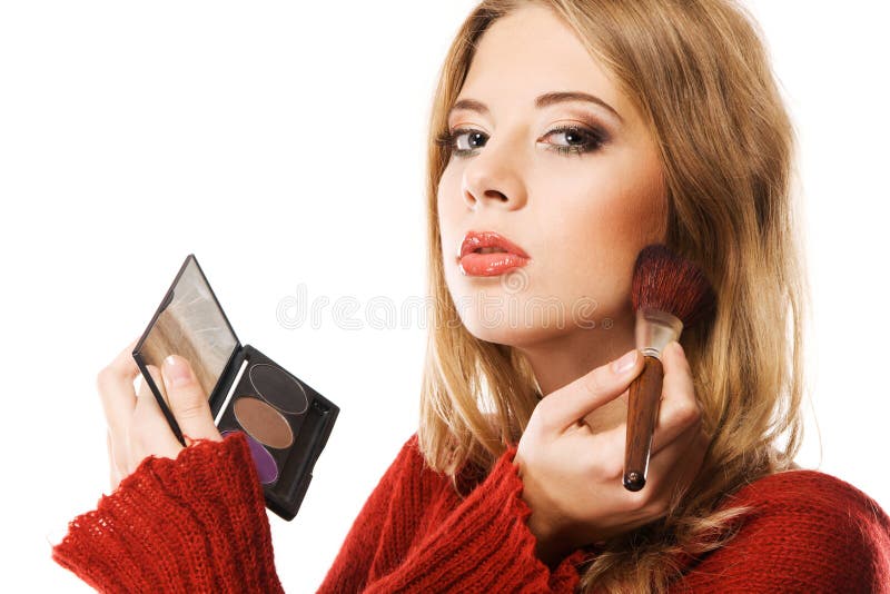 Makeup stock photo. Image of beautiful, blush, people - 16802826