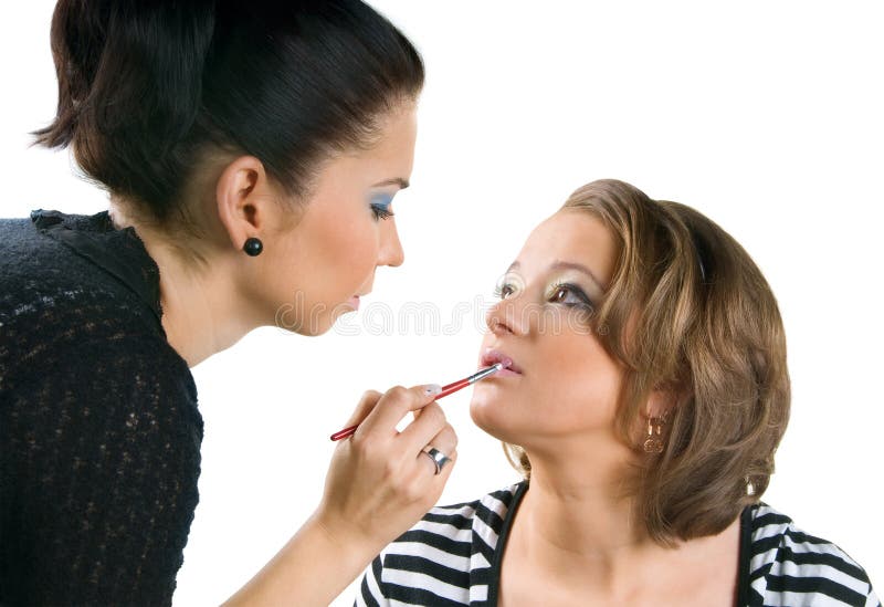 Professional Makeup Artist at Stock Image - Image of beautician ...