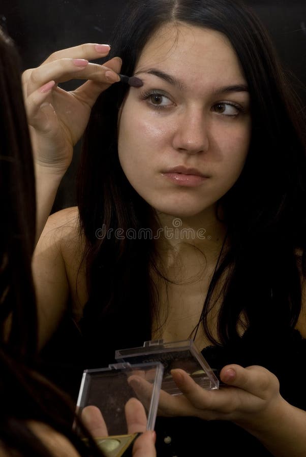 Makeup stock photo. Image of color, makeup, lady, brown - 4361794