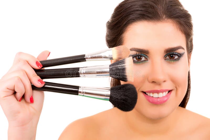 Makeup artist stock photo. Image of beautiful, fashion - 31389986