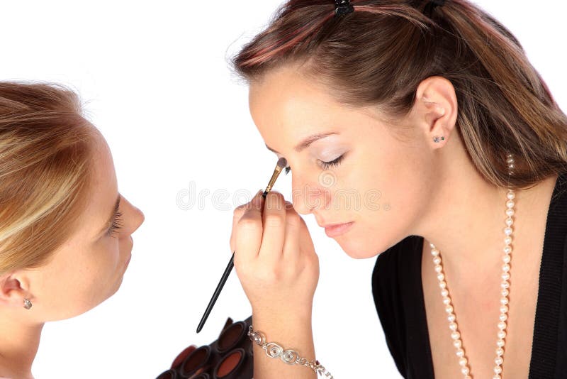 Makeup base stock photo. Image of brush, artist, pretty - 3941662