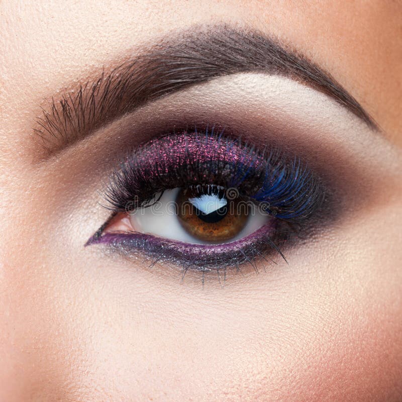 Makeup without Borders stock photo. Image of eyelashes - 126414002