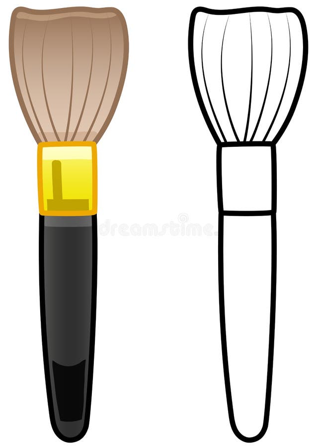 Makeup Powder Brush Stroke Stock Illustrations – 1,288 Makeup Powder ...