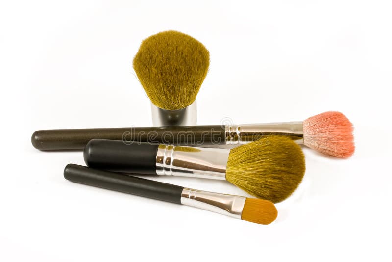 Makeup brushes stock photo. Image of attractive, cosmetic - 9292002