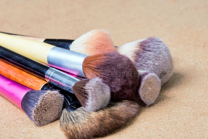 Makeup brushes stock image. Image of glamour, face, brush - 66366019