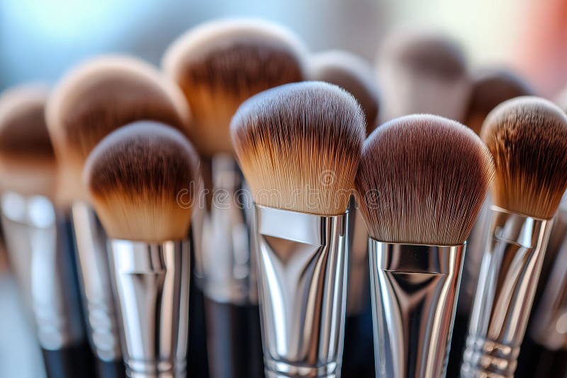 Makeup Brushes Collection, Assorted Brushes for Cosmetics, Professional ...