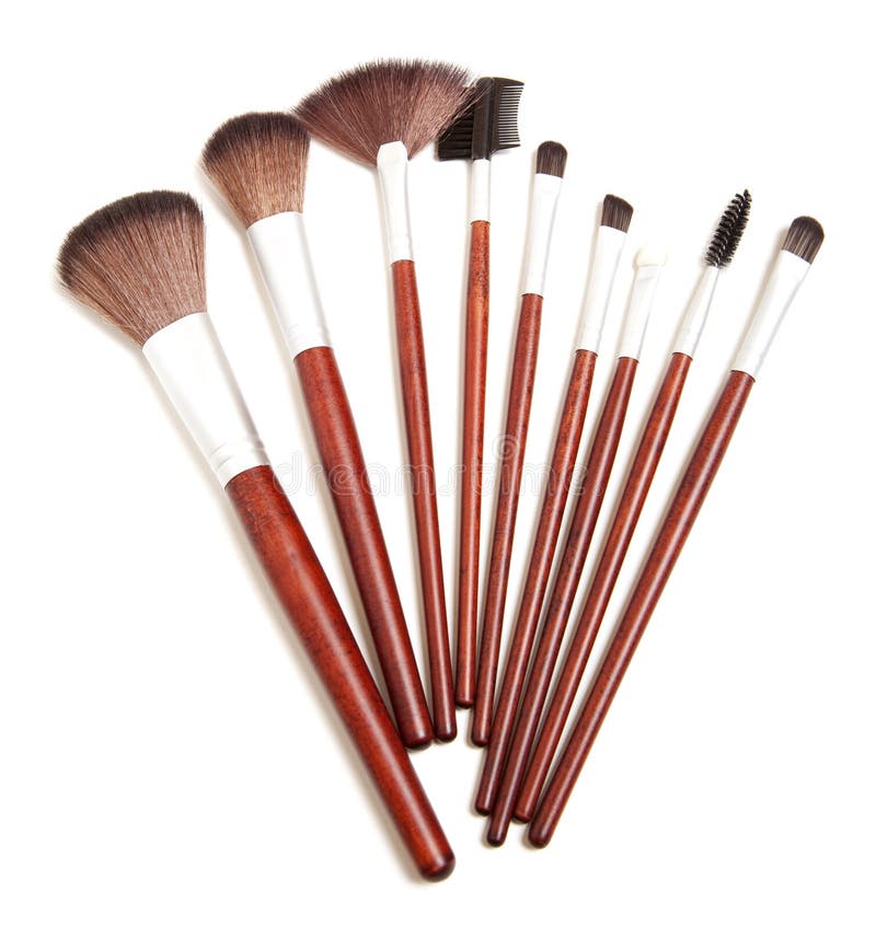 Makeup brushes stock photo. Image of shiny, application - 31465522