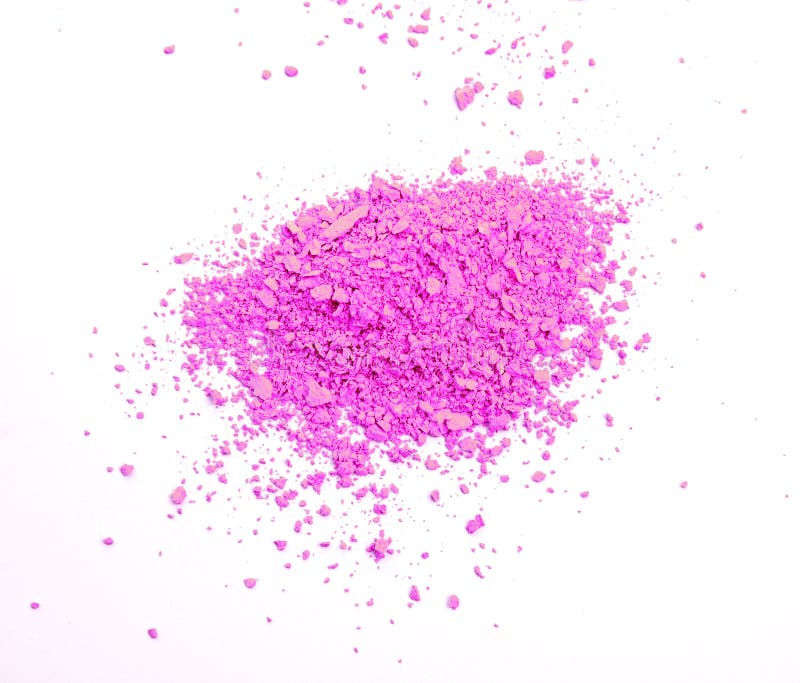 Smear Makeup Tone and Pink Cheek Powder on White Stock Photo - Image of ...