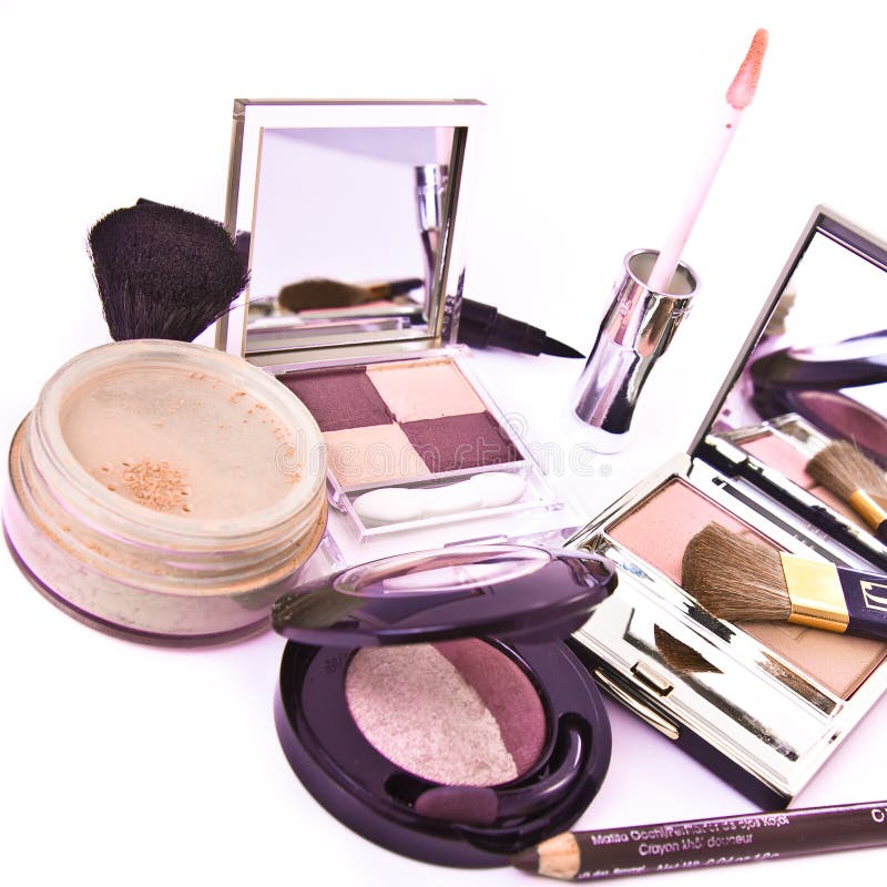 Makeup set stock image. Image of fashion, lotion, cosmetics - 3404761