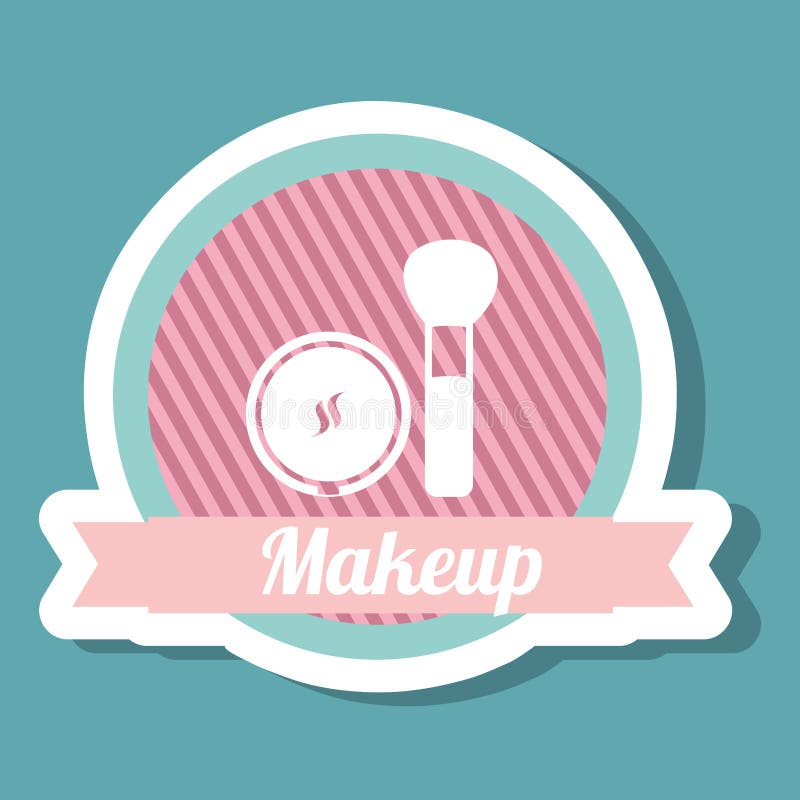 Makeup design stock vector. Illustration of beauty, female - 46566135