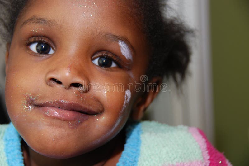 Makeup fun stock photo. Image of brat, latino, adventure - 4056498