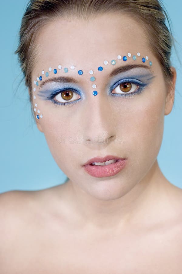 Makeup and Gems stock photo. Image of lips, young, beauty - 344720