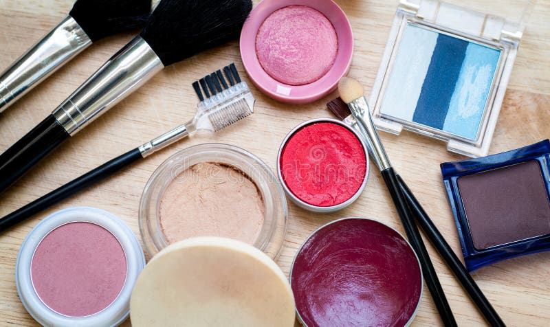 Makeup kit stock photo. Image of product, bright, brush - 49028246