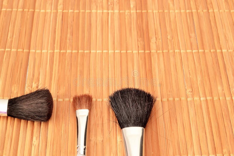 Makeup objects on wood stock photo. Image of fashion - 42070690