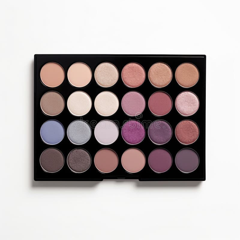 Makeup Palette Featuring an Extensive Array of Colors, Providing ...