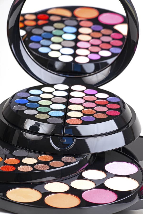 Makeup palette stock image. Image of fashion, eyeshadow - 169215241