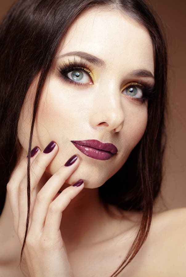 Makeup stock image. Image of fashion, beautiful, makeup - 34367329