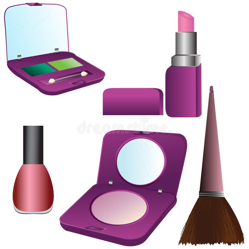 Makeup Objects Stock Illustrations – 4,875 Makeup Objects Stock ...
