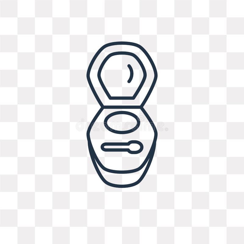 Big Makeup Box Vector Icon Isolated on Transparent Background, B Stock ...