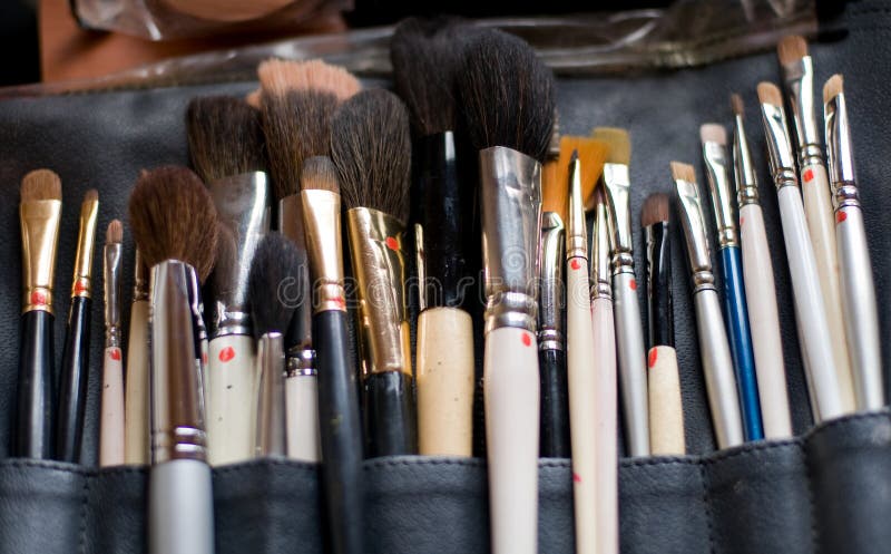 Makeup tools stock image. Image of luxury, eyes, makeup - 15409303