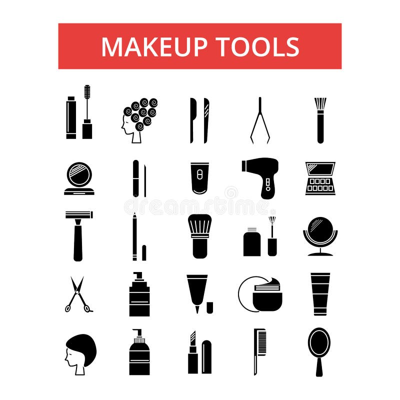 Makeup Tools Logo Vector Stock Illustrations – 447 Makeup Tools Logo ...
