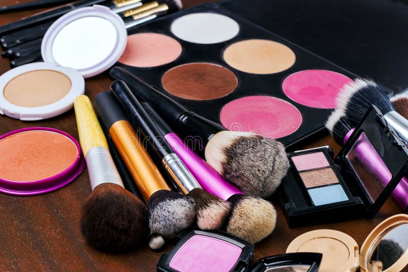 Makeup tools stock image. Image of luxury, eyes, makeup - 15409303