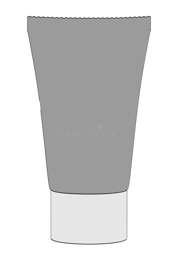 Makeup tube stock illustration. Illustration of makeup - 70435675