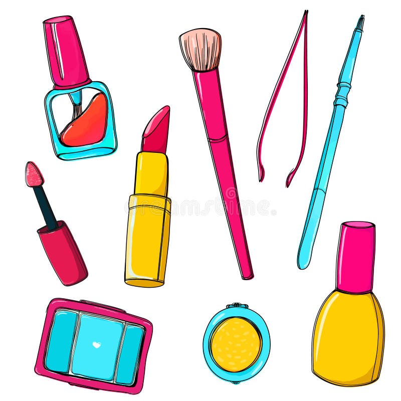 Makeup Vector Frame Stock Illustrations – 11,520 Makeup Vector Frame ...
