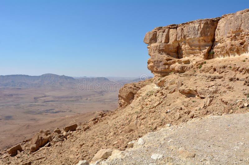 Makhtesh Ramon - Ramon Crater - Israel Fotografering för Bildbyråer ...