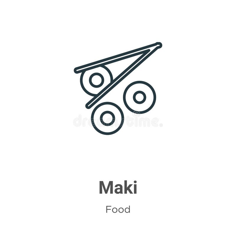 Outline Maki Stock Illustrations – 1,091 Outline Maki Stock ...