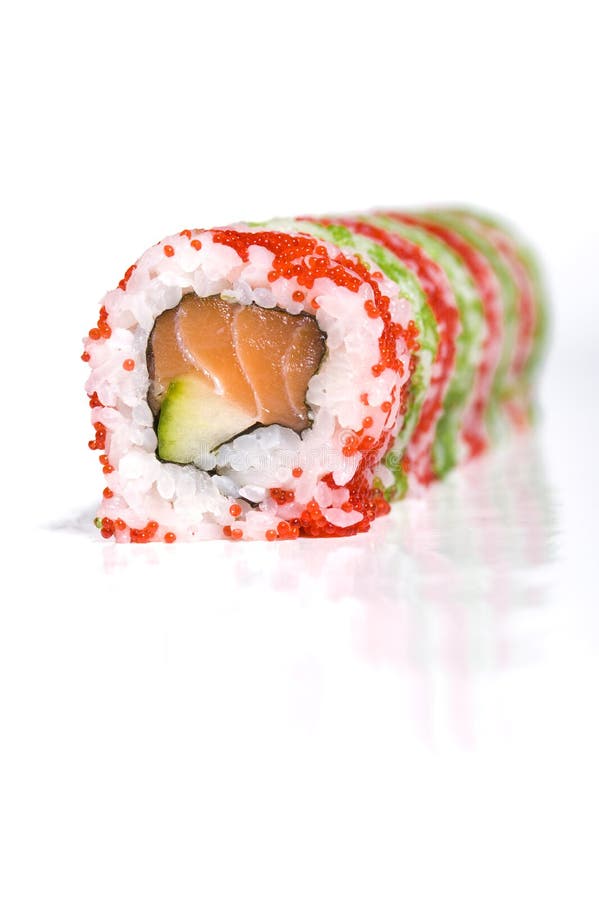Maki roll stock photo. Image of maki, rose, tuna, seafood - 7228768
